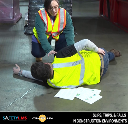 Slips, Trips and Falls in Construction Environments